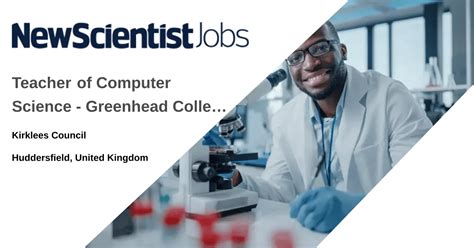 Teacher Of Computer Science Greenhead College Job With Kirklees