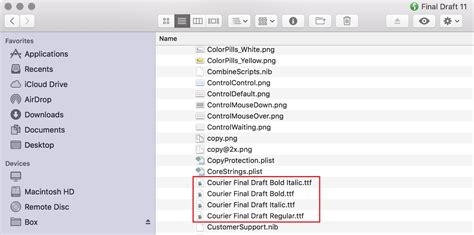When I Open My Script In Fd11 For Mac Its In The Wrong Font Final Draft