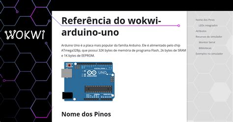 Referência Do Wokwi Arduino Uno Wokwi Docs Referência Do Wokwi Arduino Uno Wokwi Docs