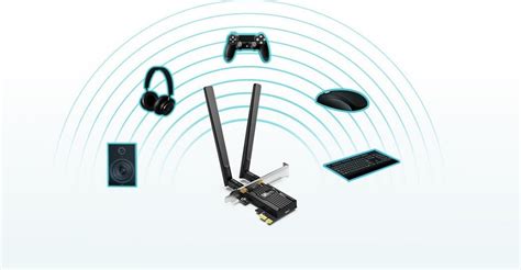 Buy TP Link AX WiFi Bluetooth PCIe Adapter ARCHER TX E PC Case Gear Australia