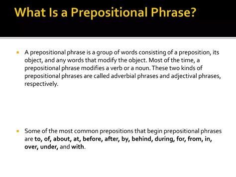 Prepositional Phrase PPTX