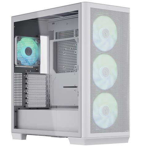Anpx Apnx Creator C1 White Mid Tower Case Falcon Computers