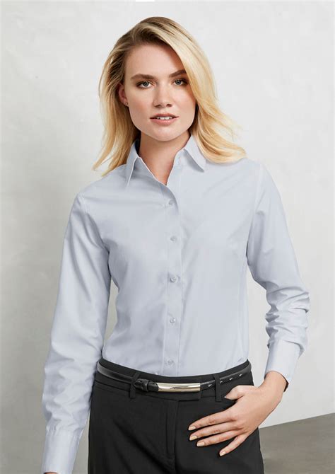 Womens Ambassador L S Shirt Uniform Fashionss29520 Biz Collection Uniformfashions