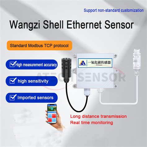 Ethernet Pressure Sensor Multi Parameter Monitoring Light Temperature