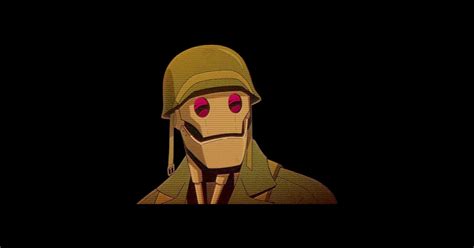 Creature Commandos G I Robot Showcase G I Robot Black Letter Gi Robot Dc T Shirt Are