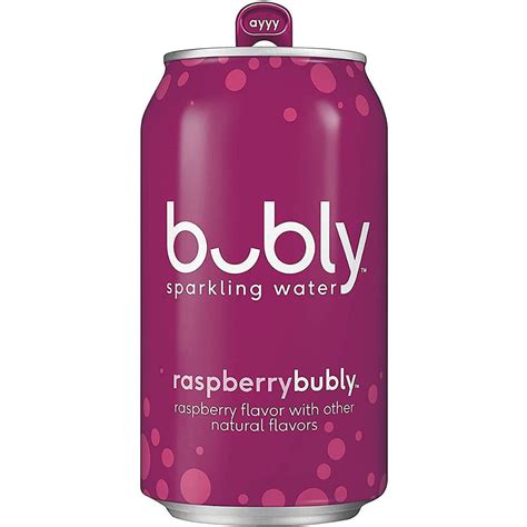 Bubly Sparkling Water Raspberry 355ml Canteen Canada