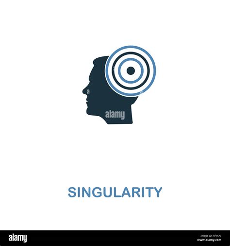 Singularity Icon In Two Colors Design Premium Style Design From Artificial Intelligence
