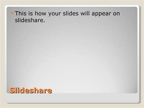Example 1 Slideshare Ppt