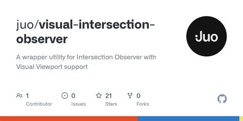 Github Juovisual Intersection Observer A Wrapper Utility For Intersection Observer With