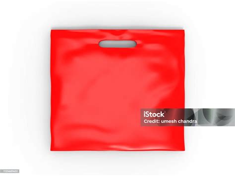 모의 업 디자인을 위한 빈 패치 손잡이 운반대 플라스틱 부 대 3d 렌더링 그림입니다 0명에 대한 스톡 사진 및 기타 이미지 0명 3차원 형태 가방 Istock