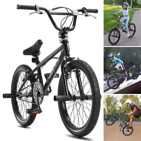 Vevor Bmx Bike 20 In Wheel Freestyle Bike Bmx Race Bike With 360