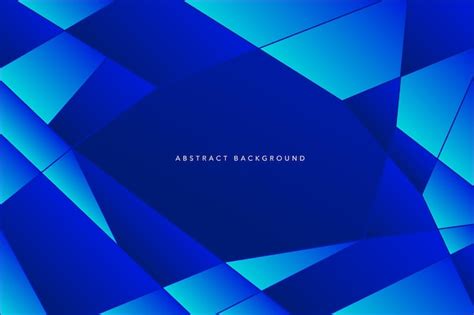추상적인 파란색 색상 배경 템플릿 프리미엄 벡터