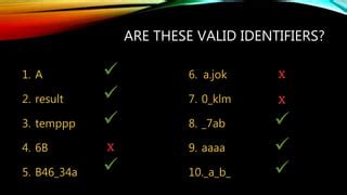 Variables And Data Types In C PPTX Programming Languages Computing