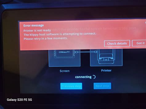 Sonic Pad WILL NOT Syn With A Creality CR 10 Smart Pro Printer Issue