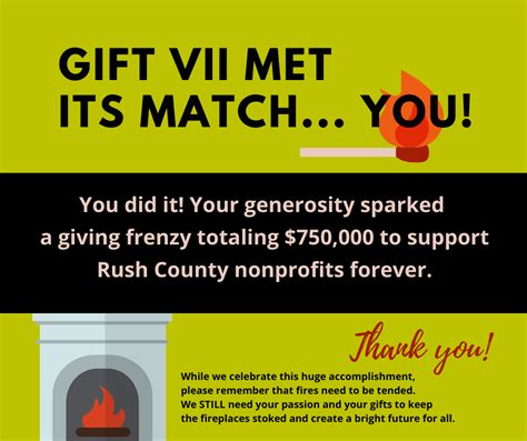 T Vii Met Its Match You • Rush County Community Foundation