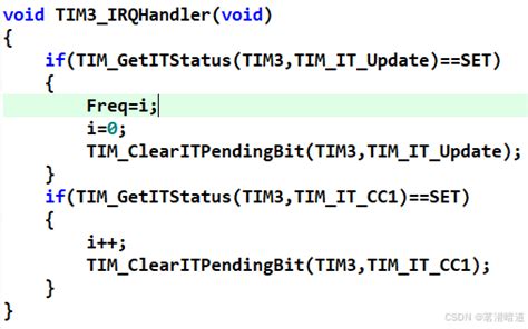 Stm32测量信号频率（测频法）stm32测频法 Csdn博客