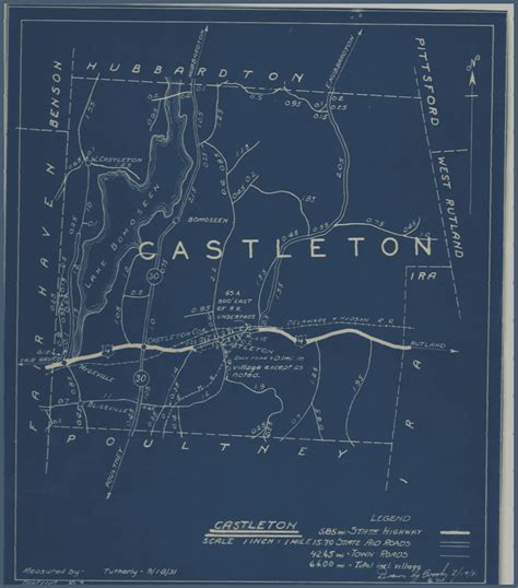 Castleton Vermont Map At Joe Jalbert Blog
