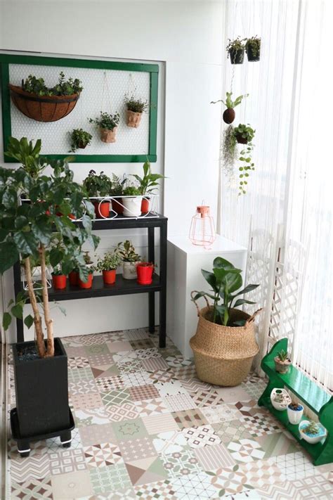 House에 있는 최혜선님의 핀 작은 발코니 정원 인테리어 아파트 베란다 꾸미기