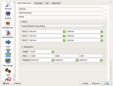Filepreference Path Tab 01 03 V020png Freecad Documentation