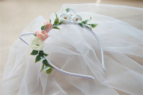 Cat Ears With Veil White Lace Cat Ears Cat Ears Lace Veil Etsy