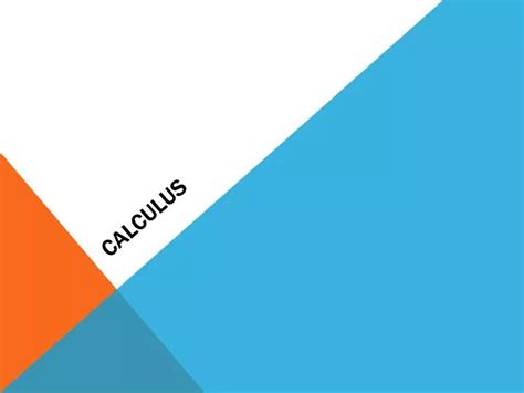 Ppt Calculus Powerpoint Presentation Free Download Id2500383