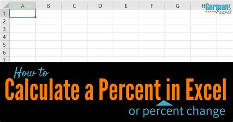 How To Calculate A Percent In Excel German Pearls