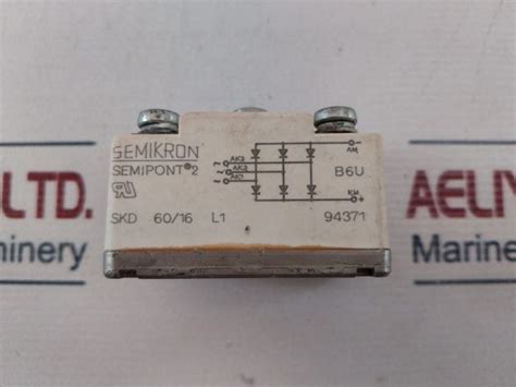 Semikron Skd 60 16 3 Phase Bridge Rectifier Aeliya Marine