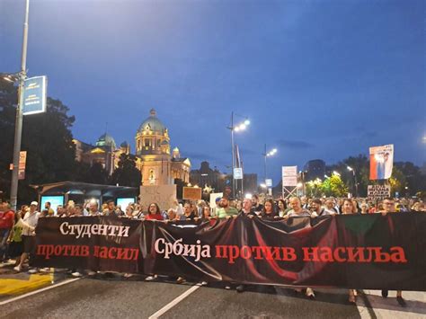 Дванаесетти протест „Србија против насилството“ во Белград 360 степени