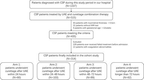 Flow Chart Of Participants Our Study Included 314 Csp Patients Who