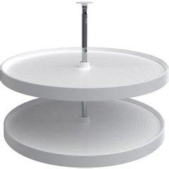 Rev A Shelf 18 Inch Diameter 31 38 Inch Pole Value Line 3 Shelf Full Circle Lazy Susan Set
