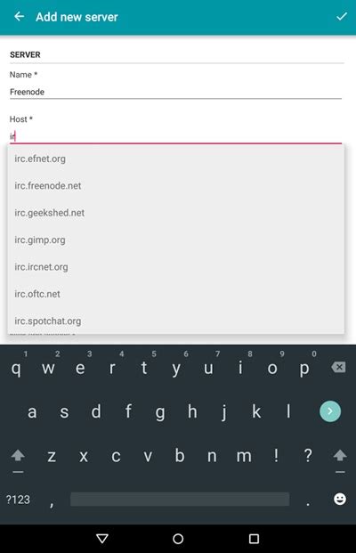 best irc internet relay chat clients for android