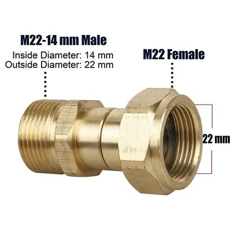 M22 14mm 나사 압력 와셔 스위블 조인트 킨크 프리 커넥터 호스 피팅 워터 건 유압 커플러 정원 관개 용정원호스 And 릴
