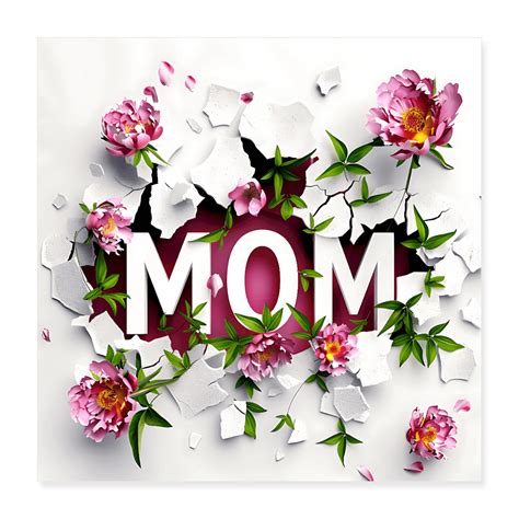 Mom Poster 16x16 Ds Artwork N Design