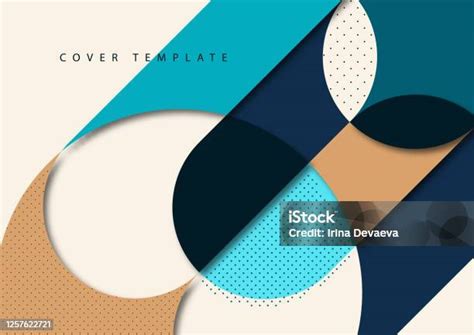 다채로운 종이 컷 모양과 추상적 인 배경 기업 디자인 포스터 배너 명함 엽서용 템플릿입니다 벡터 가리기에 대한 스톡 벡터 아트