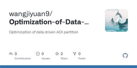 Github Wangjiyuan Optimization Of Data Driven Aoi Partition
