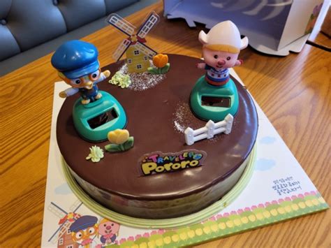 파리바게뜨 뽀로로 캐릭터 케이크 메뉴 가격 정보 네이버 블로그