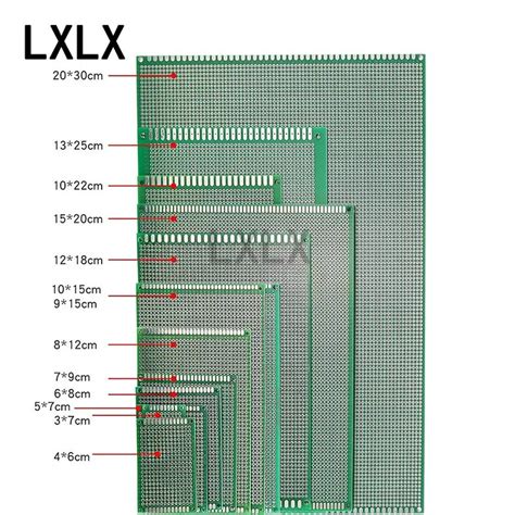 Diy Pcb 7x9 6x8 5x7 4x6 3x7 2x8cm 8x12