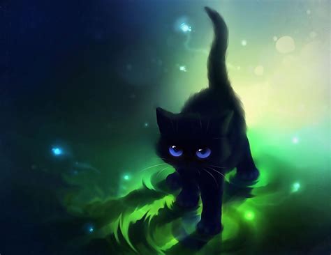 Cute Black Cat Cartoon Wallpapers Top Free Cute Black Cat Cartoon
