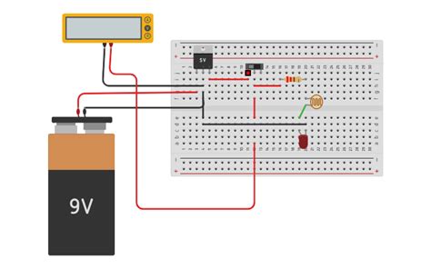 Circuit Design Sensor Ldr Tinkercad