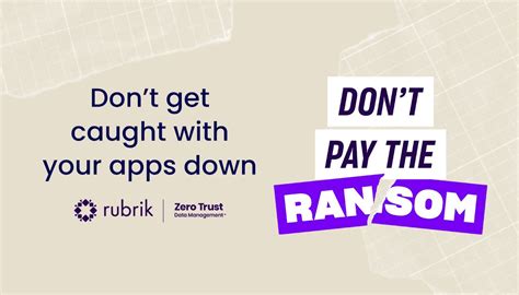 Joe Hoffman M S On Linkedin Ransomware Rubrik Malware Cyberresilience Cybersecurity