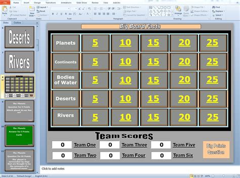 powerpoint games and other game templates
