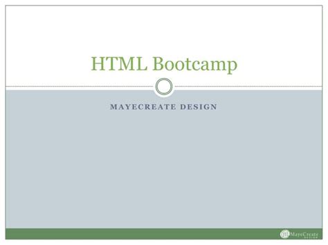 Html Bootcamp Pptx
