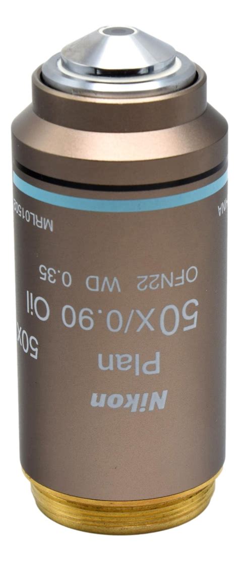 Nikon Plan 50x Oil Microscope Objective Microscope Central