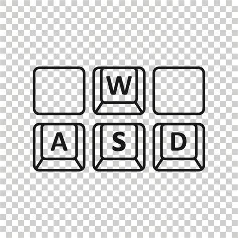 180 Wasd Keyboard Stock Illustrations Royalty Free Vector Graphics
