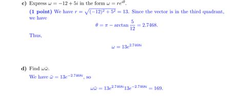 Solved How Do We Know The Vector Is In The Third Quadrant