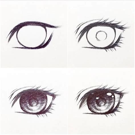 Как нарисовать глаза в аниме