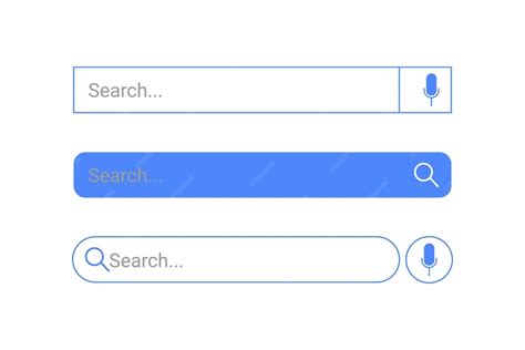 Premium Vector Search Bar Concept Design Template Navigation Form