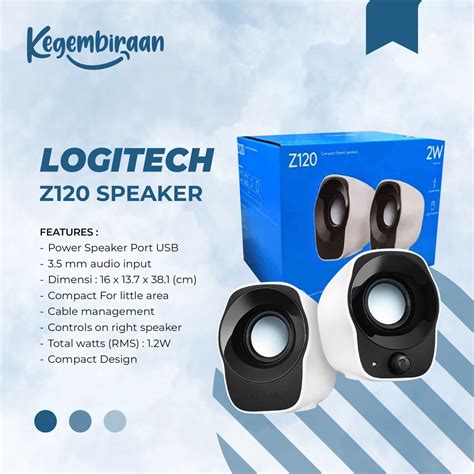 Jual Logitech Z120 Speaker Portable Usb Logitech Z121 Speaker Laptop