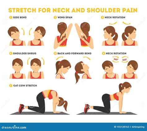 Shoulder Stretch Stock Illustrations 667 Shoulder Stretch Stock