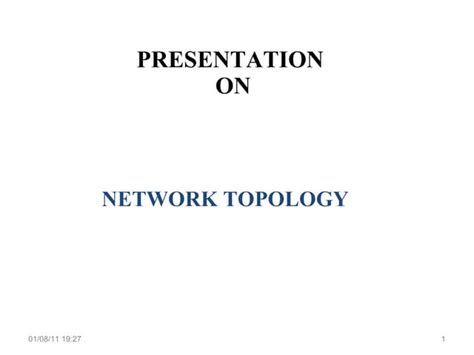 Network Topology Ppt